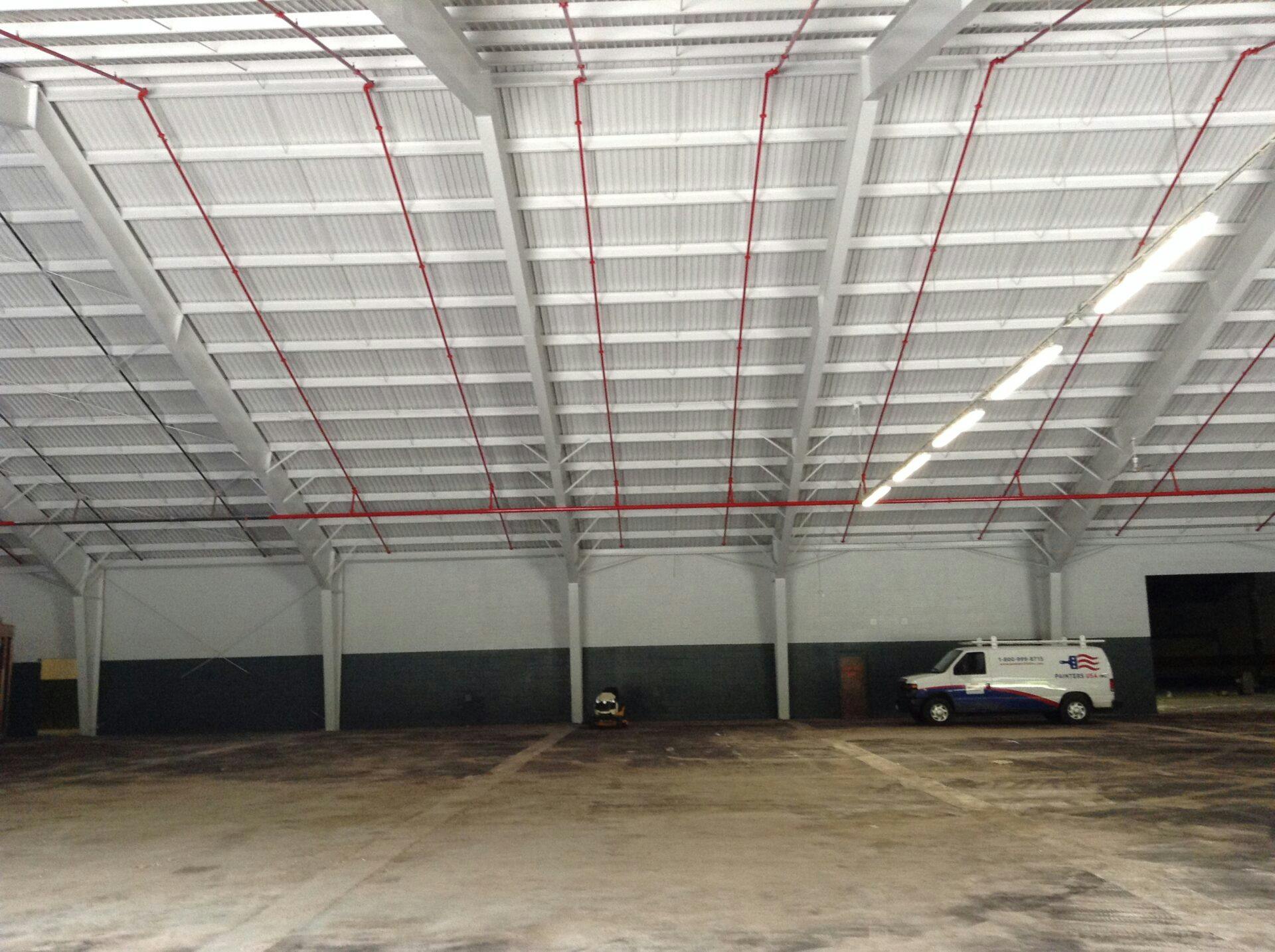 Industrial & commercial ceiling painting experts.