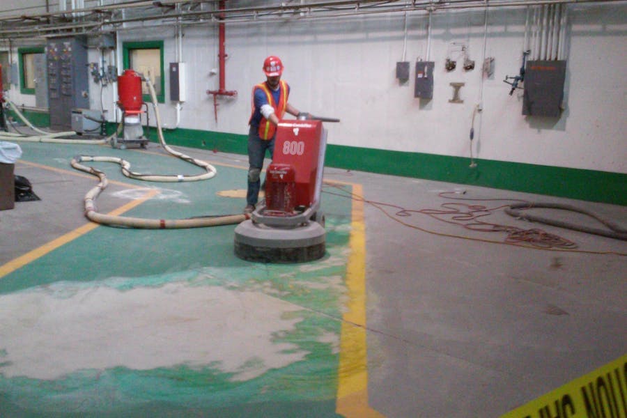 Warehouse floor markings and line striping - 5S contractor