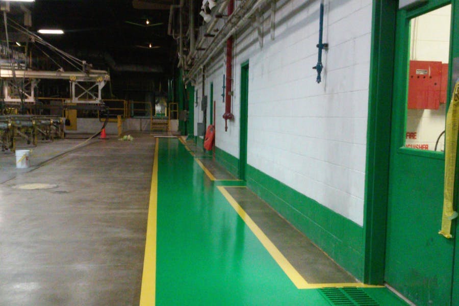 Warehouse floor markings and line striping - 5S contractor