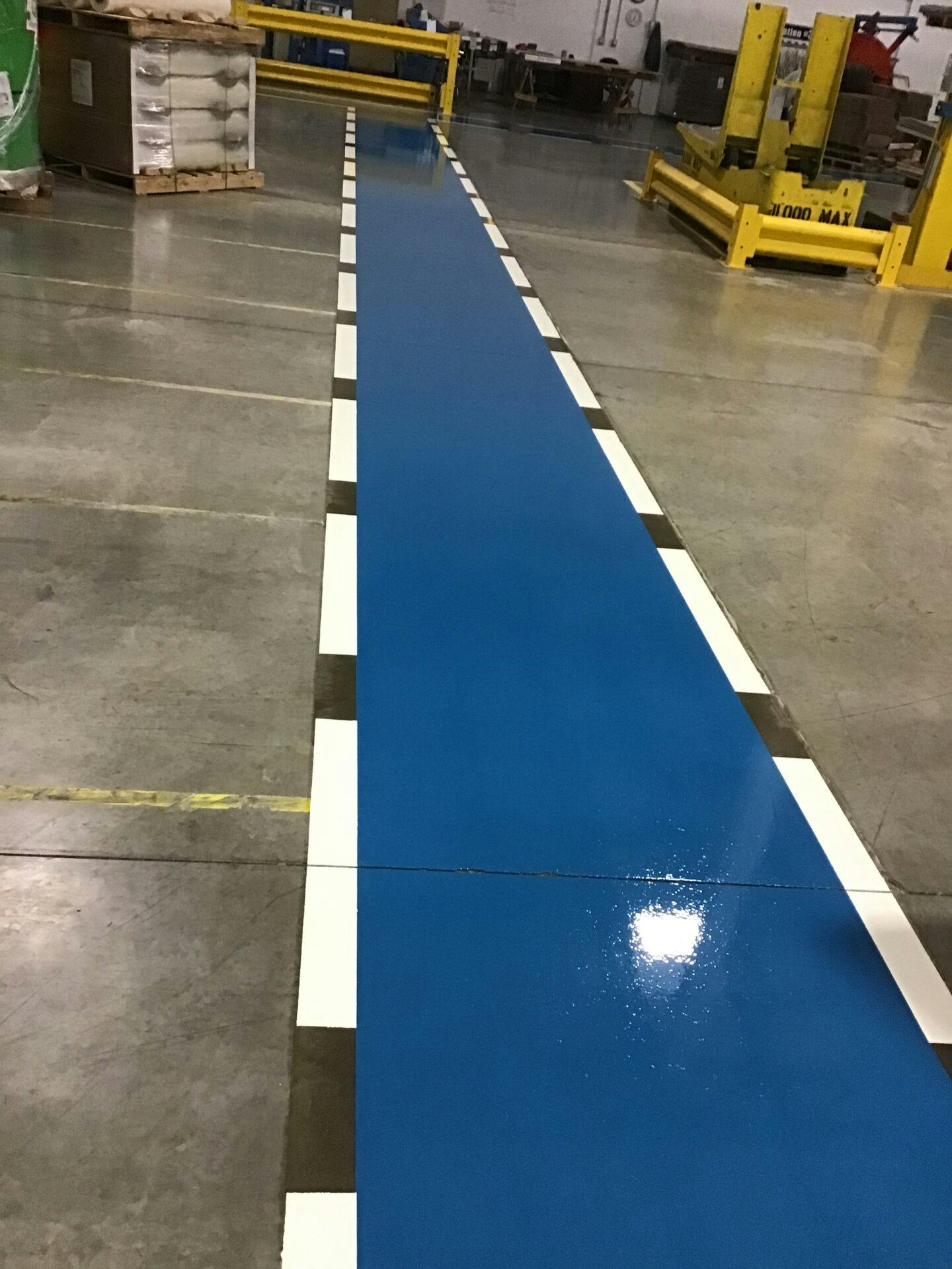 Warehouse Floor Markings and Line Striping – Painters USA